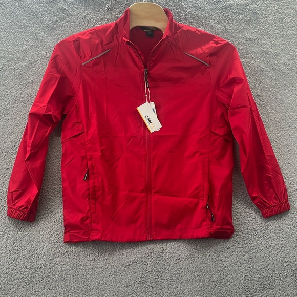 core 365 | Jackets & Coats | Core 365 Red Rain Jacket Size Mens M ...
